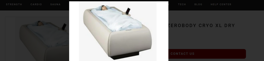 Cryo Dry Plunge for Sale | Zerobody Cryo XL | Elite Dynamics Fitness