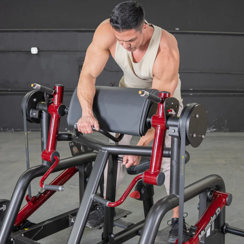 Muscle D Fitness Power Leverage V2 Iso Lateral Biceps Curl / Preacher
